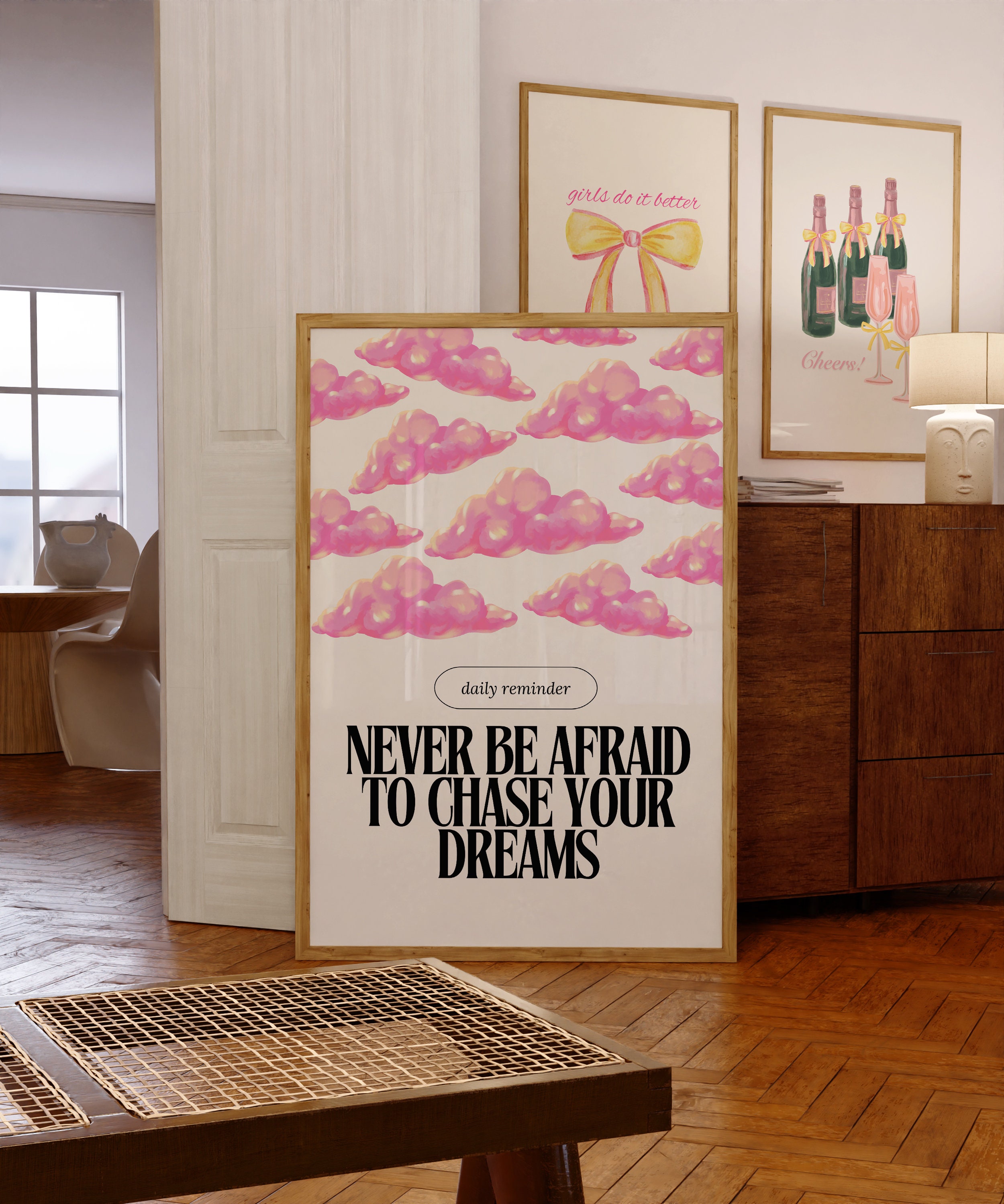 Affirmations Poster Aura Poster for Dorm Room Decor Trendy Wall Art ...