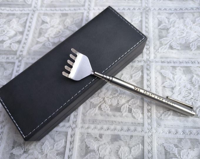 Fingers, a Stainless Steel Back Scratcher With Serial Number and ...
