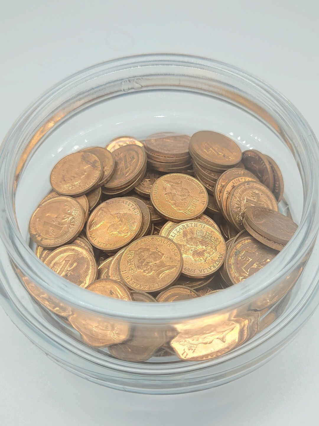 270 Grams, 100 X 1 Cent Copper Coins. Australia. Natural Patina ...