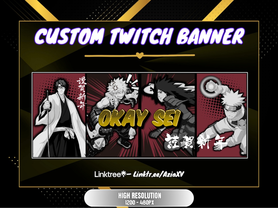 Custom Twitch Banner Twitch Banner Banner Design Custom Banner - Etsy