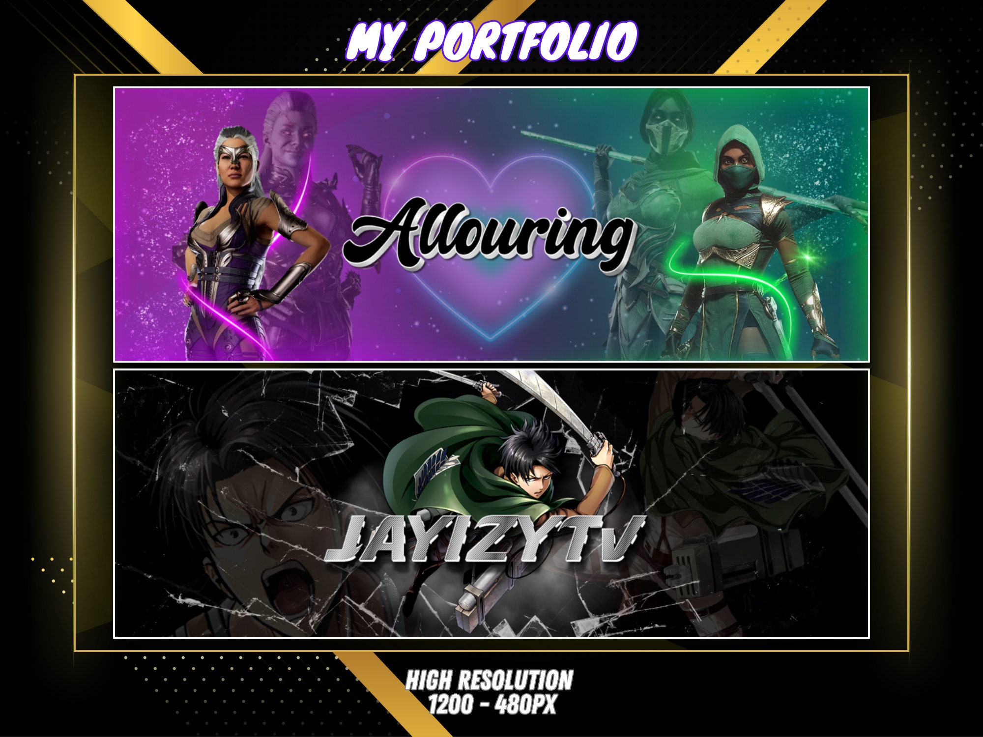 Custom Twitch Banner Twitch Banner Banner Design Custom Banner - Etsy