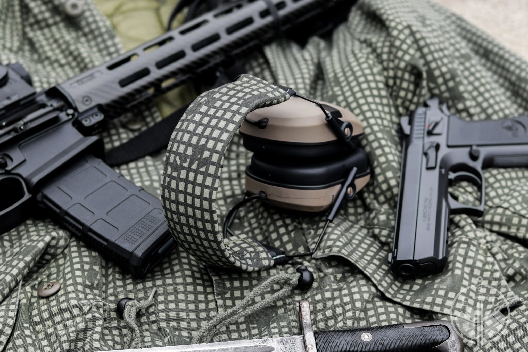 Ear Protection Cover Camoflauge Wrap for Electronic Hearing Protection ...