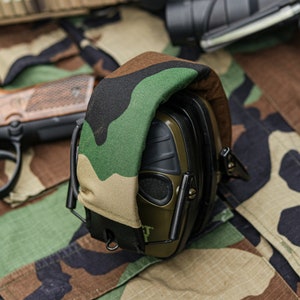 Ear Protection Cover - Camoflauge Wrap for Electronic Hearing ...