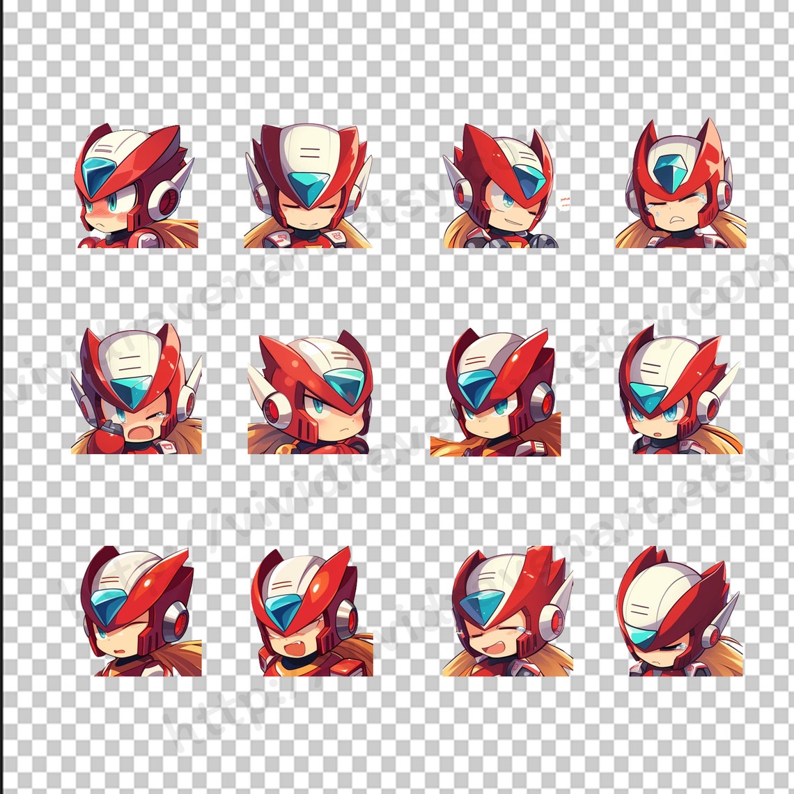 Zero Emotion PNG Set - Etsy