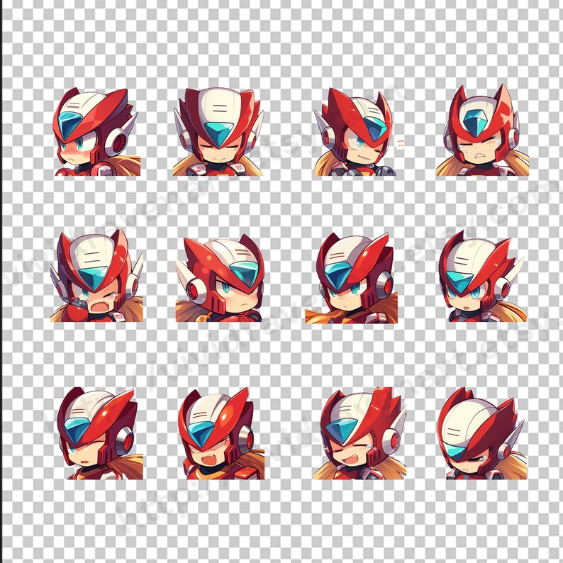 Zero Emotion PNG Set - Etsy