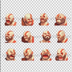 Kratos God of War Emotes - Etsy
