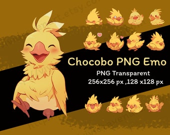 Final Fantasy Chocobo Emotes/ Final Fantasy Chocobo Cute/ Final Fantasy ...