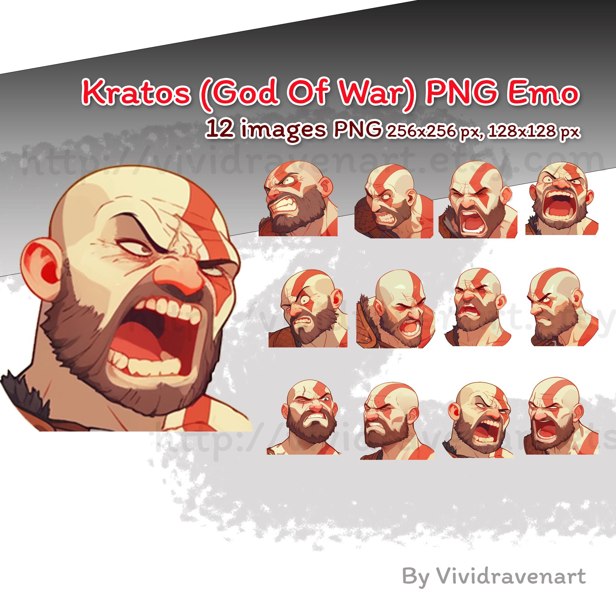 Kratos God of War Emotes - Etsy