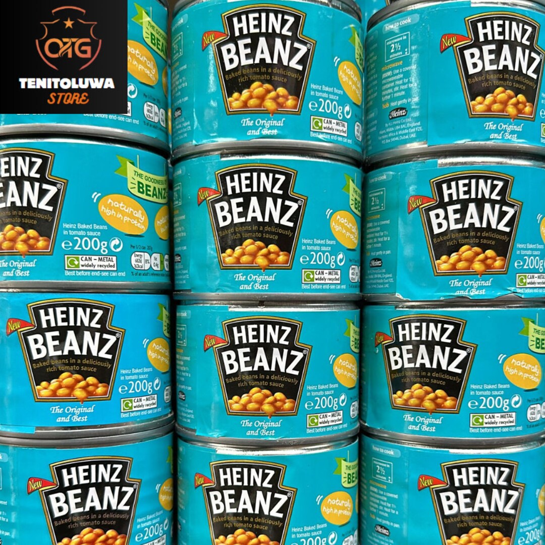 6-pack Heinz Beanz - Classic Baked Beans for Delicious Meals" - Etsy