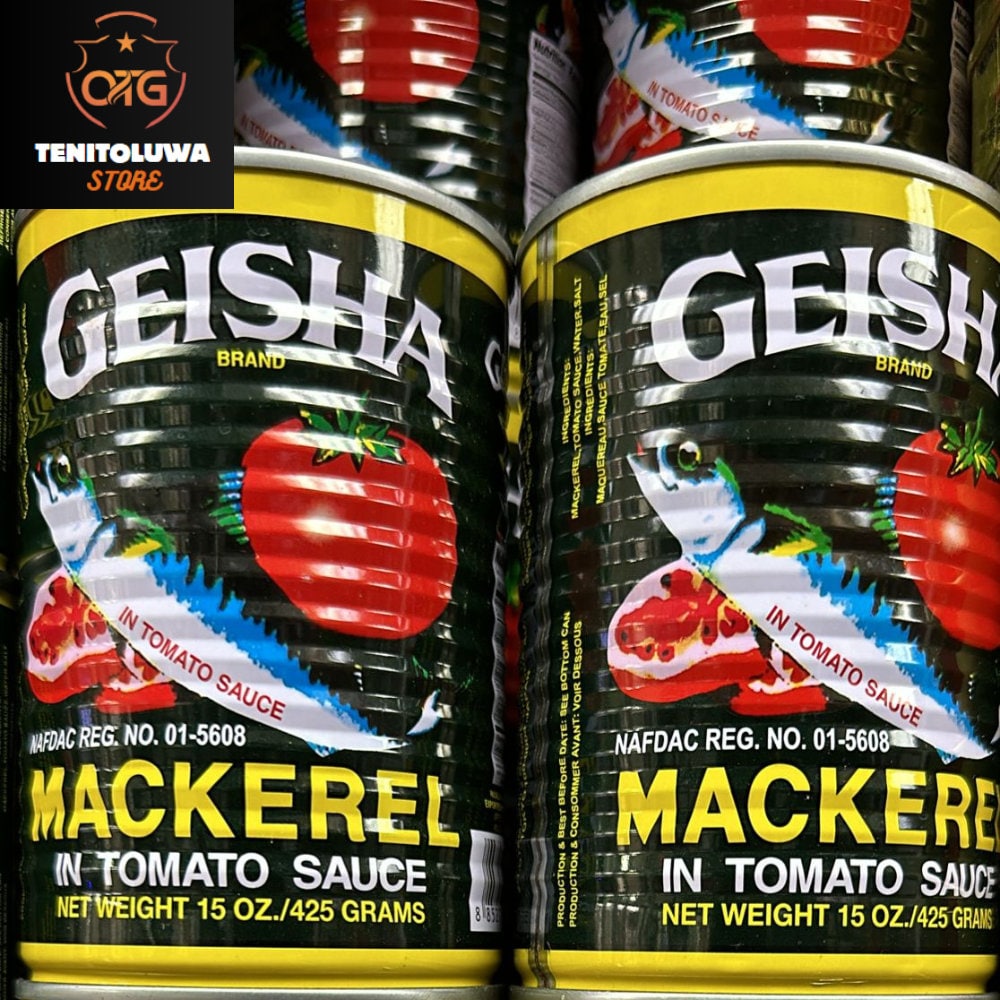 Geisha Mackerel 425g-canned Fish 6pack Mackerel Tomato Sauce Chili ...