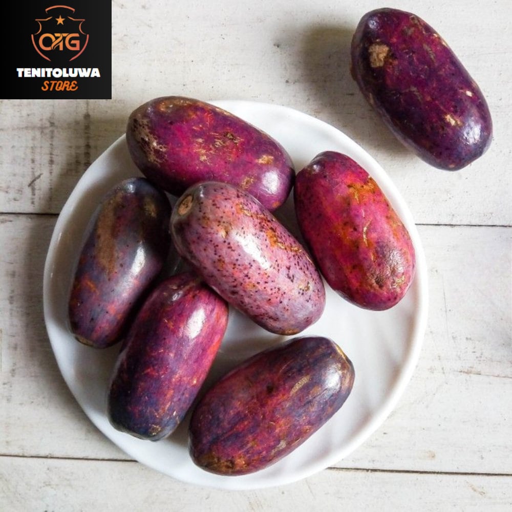 Fresh Ube [12pcs] - Frozen Ube -african Ube-fresh Safou-prume-atanga ...
