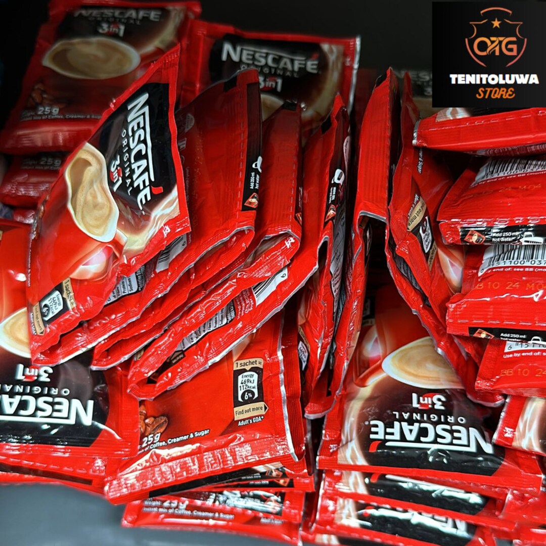 Nescafe 3in1 -1 Roll/12pcs - Etsy