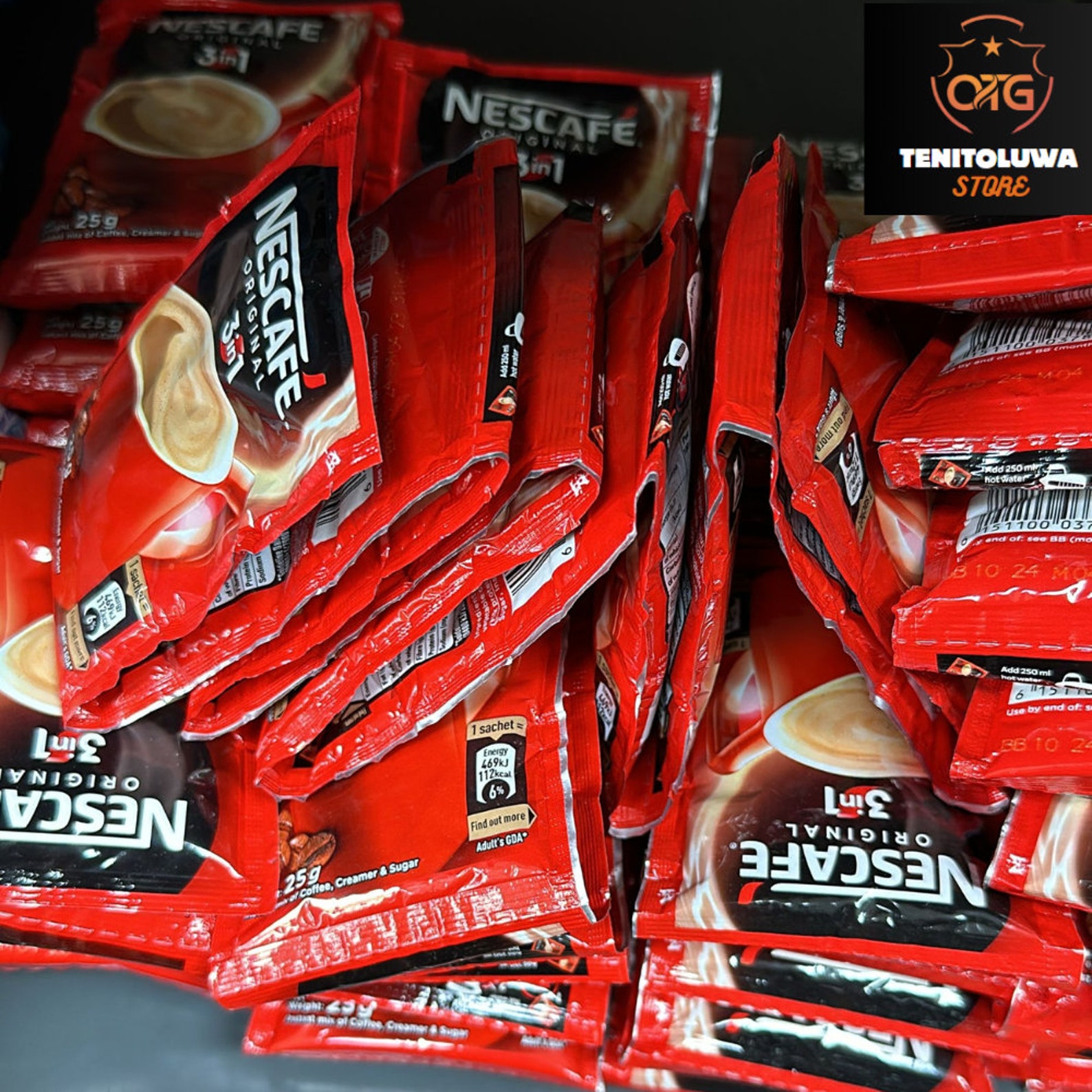 Nescafe 3in1 -1 Roll/12pcs - Etsy