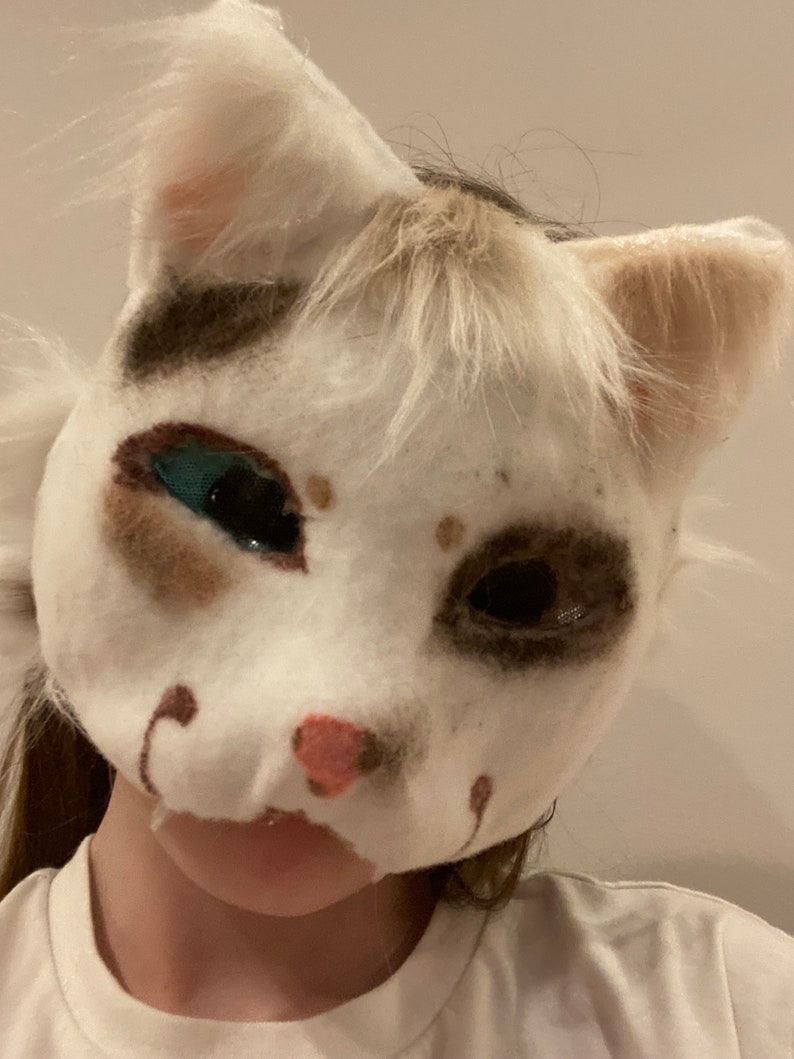 Calico Therian Mask/cat Mask - Etsy