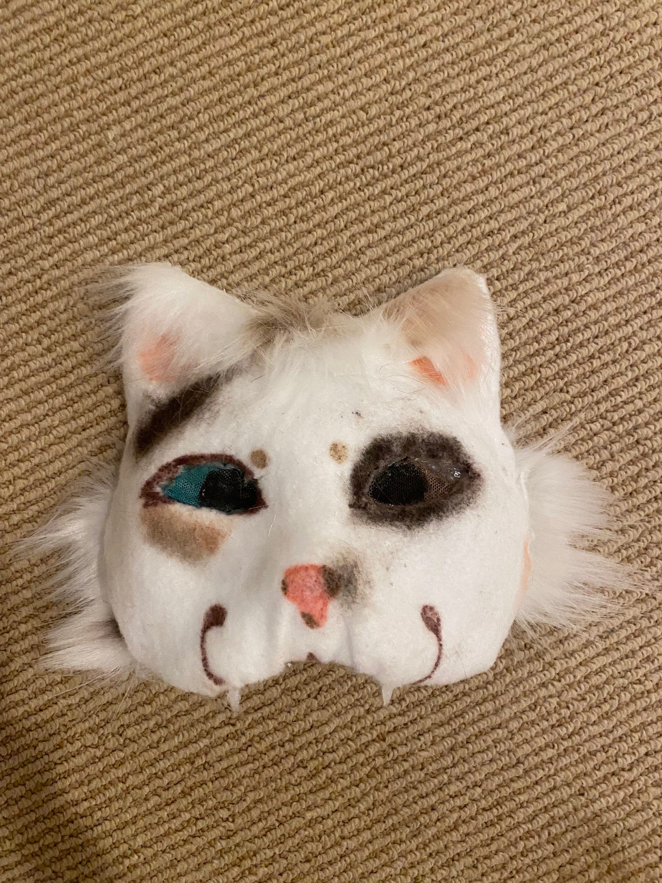 Calico Therian Mask/cat Mask - Etsy