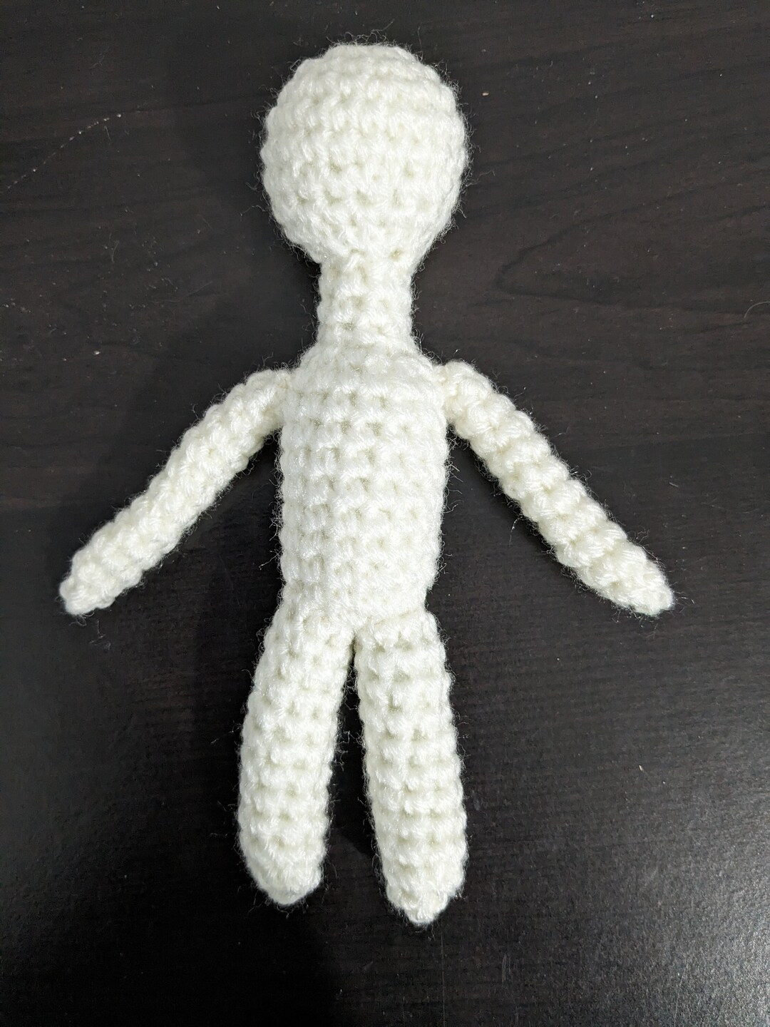 Simple Crochet Doll Base - Pattern -small - Etsy