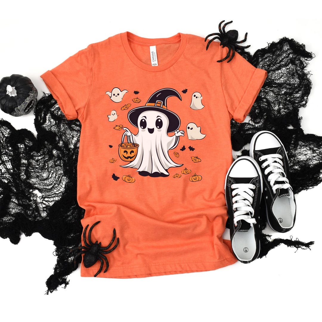 Spooky Season Shirt,halloween Ghost Shirt,ghost Tee,halloween Shirt ...