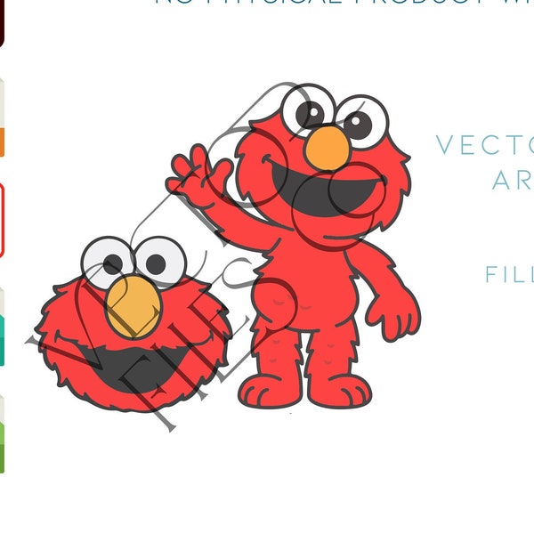 Elmo Svg - Etsy
