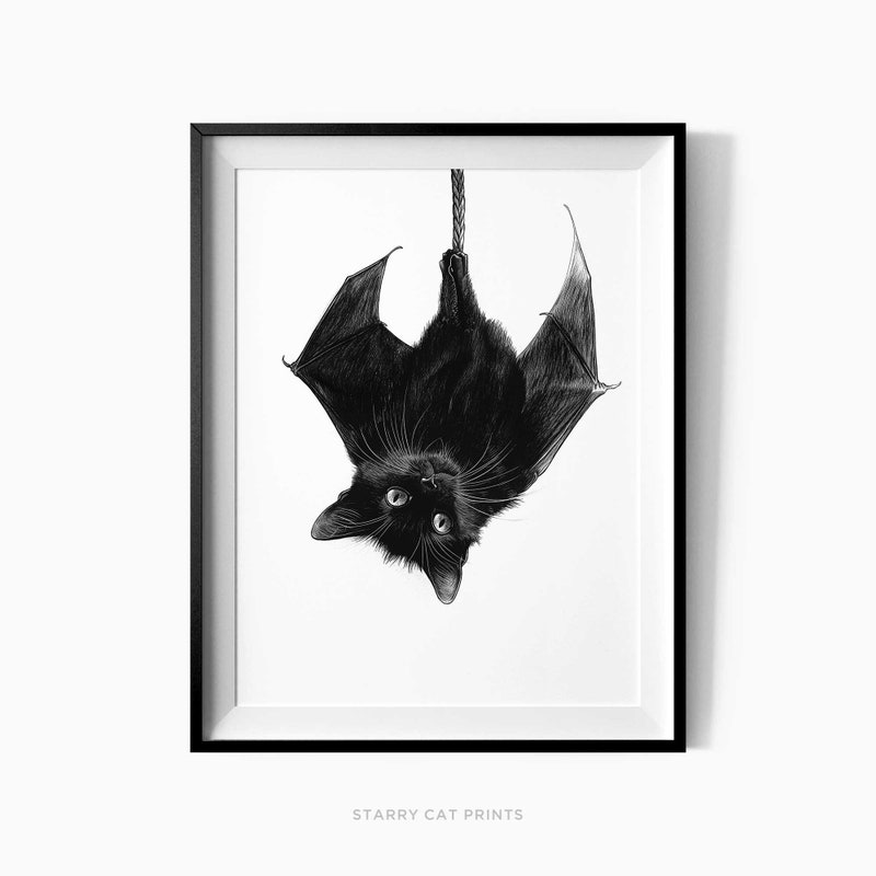 Bat Poster - Etsy