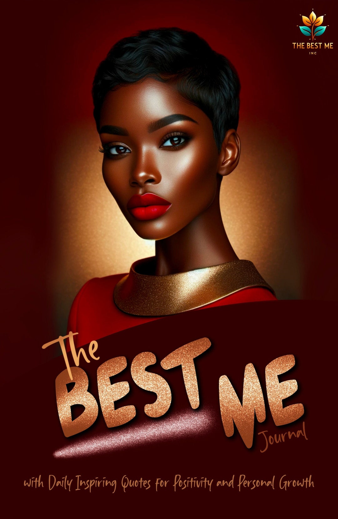 The BEST ME Motivational Journal (crimson Cover) - Etsy