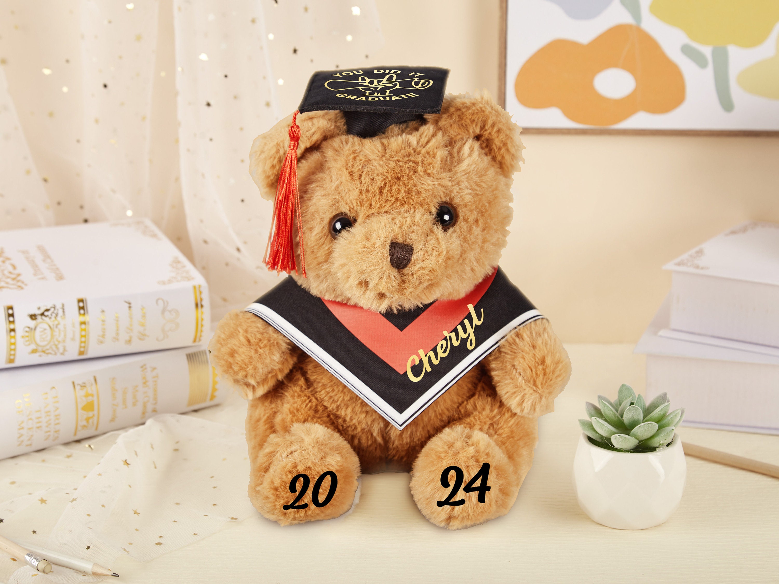 Personalized Graduation Bear Kindergarten Teddy Bear Preschool ...