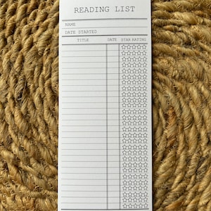 Blind Date With a Book BOOKMARK Reading List Gift for Book Lover Gifts ...