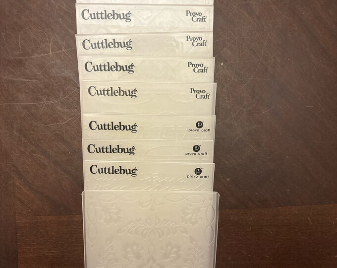 Lot of 12 Cuttlebug and Sizzix Embossing Folders. 4.25 X 5.75 - Etsy