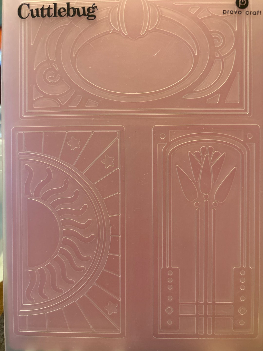 5x7 Art Deco Cuttlebug Provo-craft Embossing Folder - Etsy