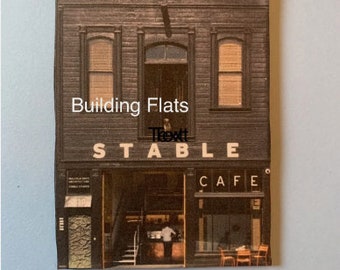 HO Model Railroad Building Flats Tiffanys - Etsy