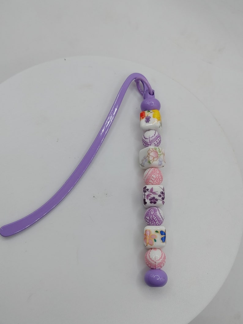 Handmade Beaded Bookmark - Etsy