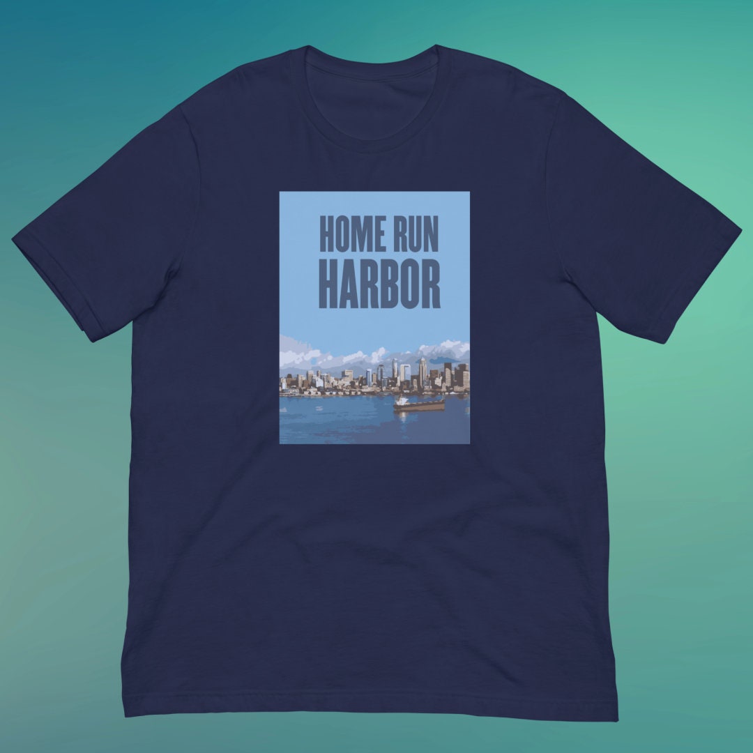 Home Run Harbor Seattle Baseball T-shirt, Gift for Mom, Dad, Family, Friends, and Sports Fans ...