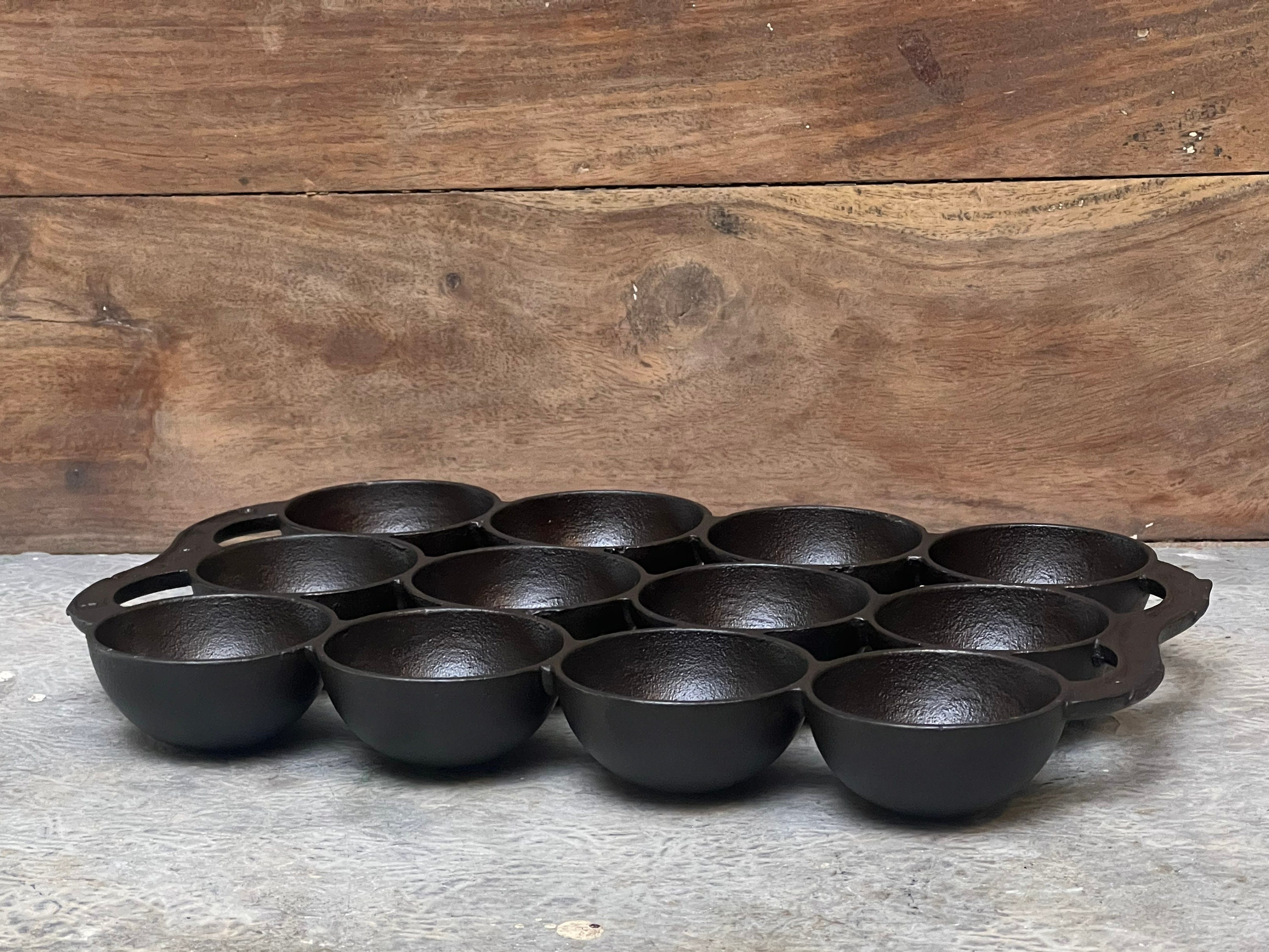 Vintage Cast Iron Gems Pan 9, Muffin Pan - Etsy