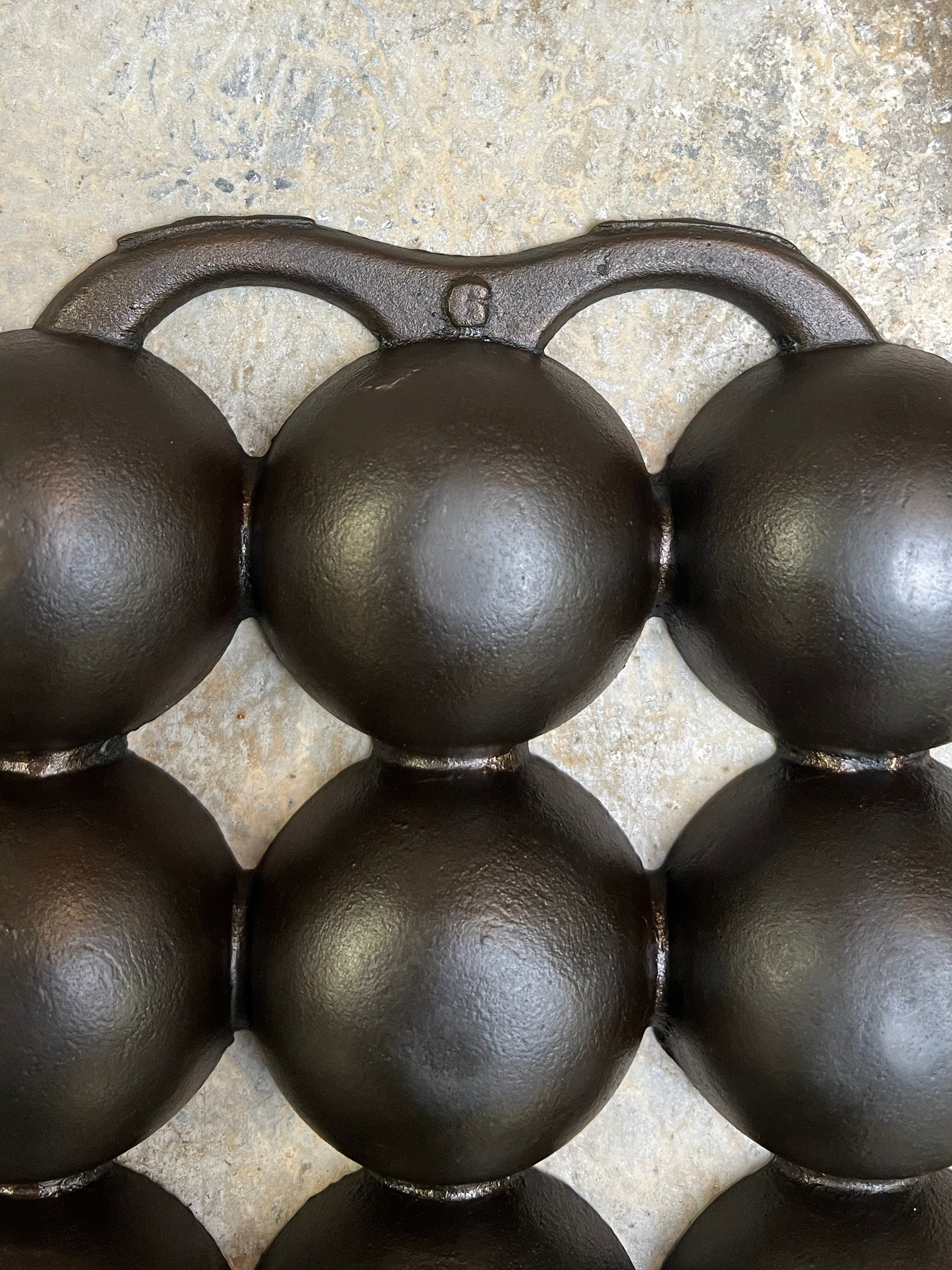 Vintage Cast Iron Gems Pan 9, Muffin Pan - Etsy