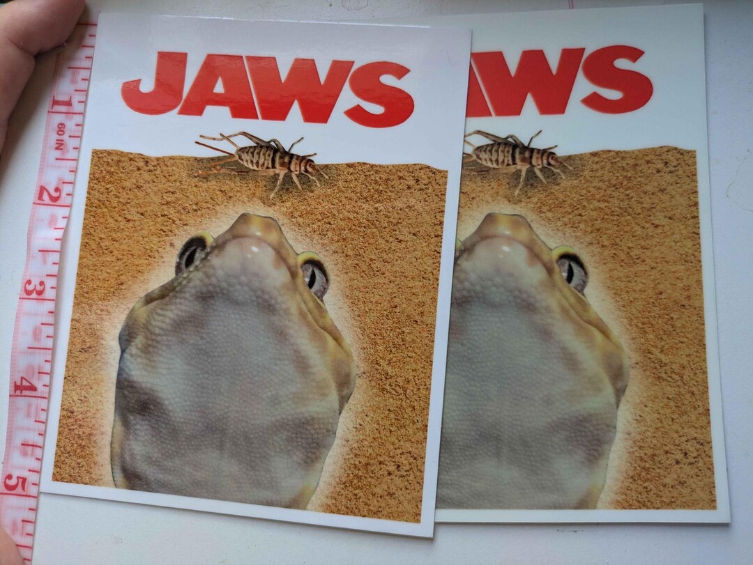 Horror Movie Poster Inspired Leopard Gecko Glossy and Glow in the Dark ...