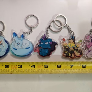 Small Palworld Acrylic Charms Keychain - Etsy