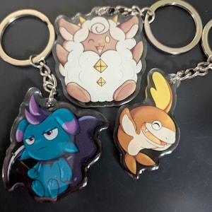 Small Palworld Acrylic Charms Keychain - Etsy