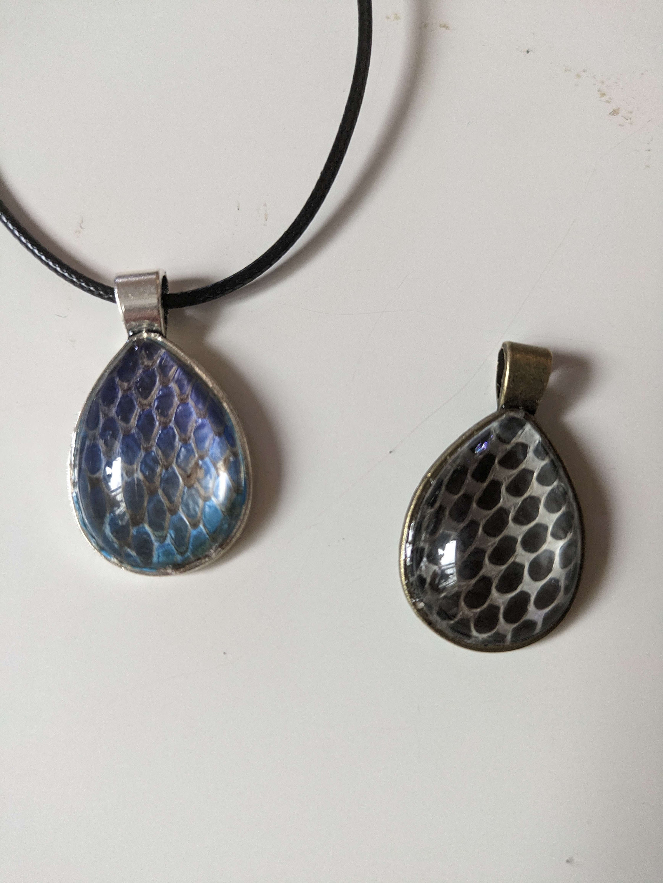 Real Snake Shed Pendant Necklaces (contains Nickel) - Etsy