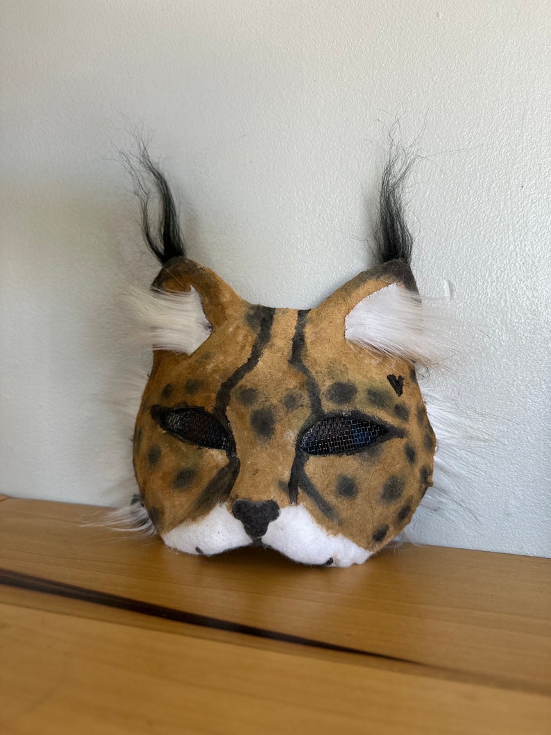Custom Feline Therian/ Quadrobist Mask - Etsy