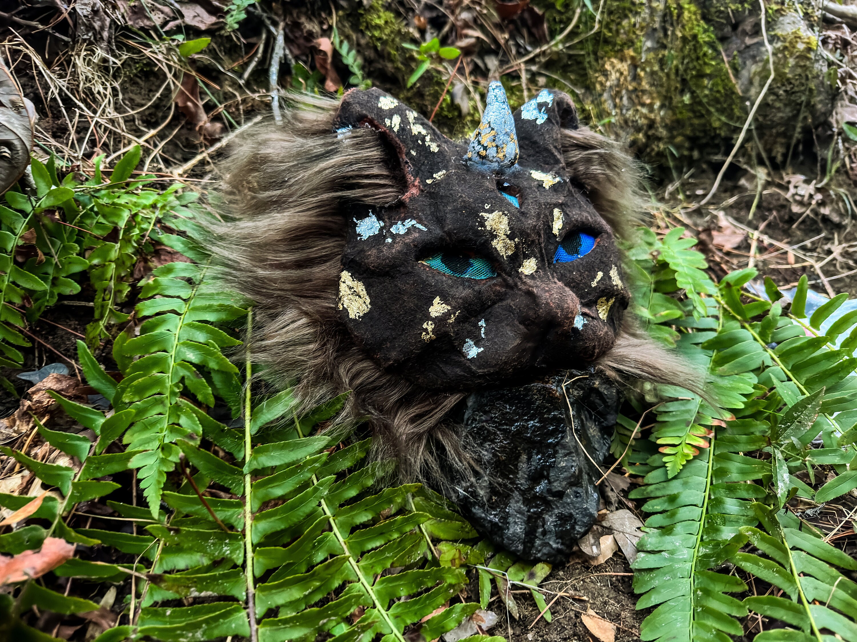 Custom Feline Therian/ Quadrobist Mask - Etsy