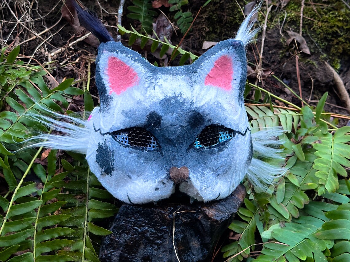 Custom Feline Therian Quadrobist Mask Etsy