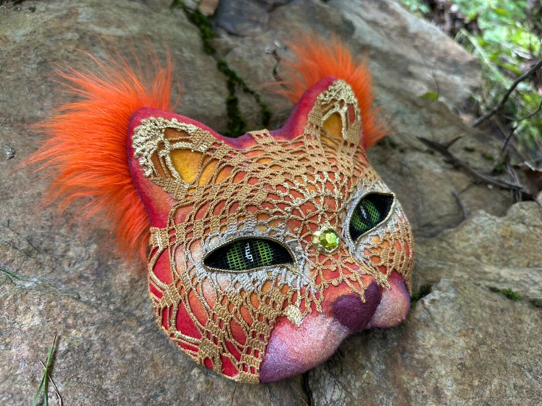 Fire Elemental Collection Mask- Ember - Etsy