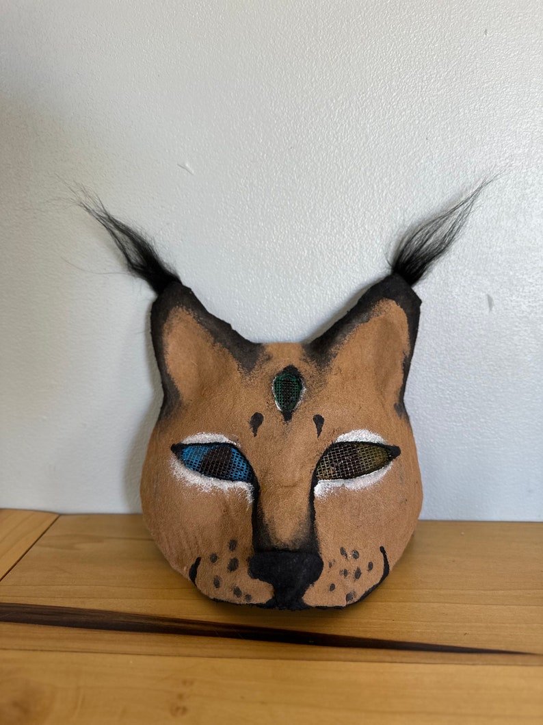 Custom Feline Therian/ Quadrobist Mask - Etsy