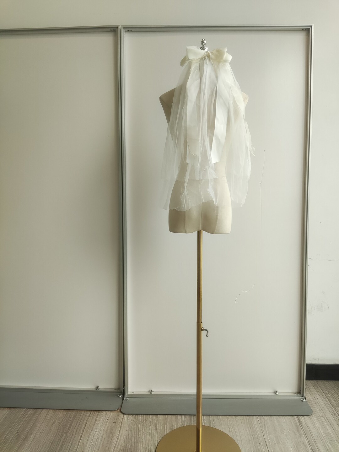 Wedding Veil,elegant Ivory Veil,simple Bridal Veil,wedding Veil With ...