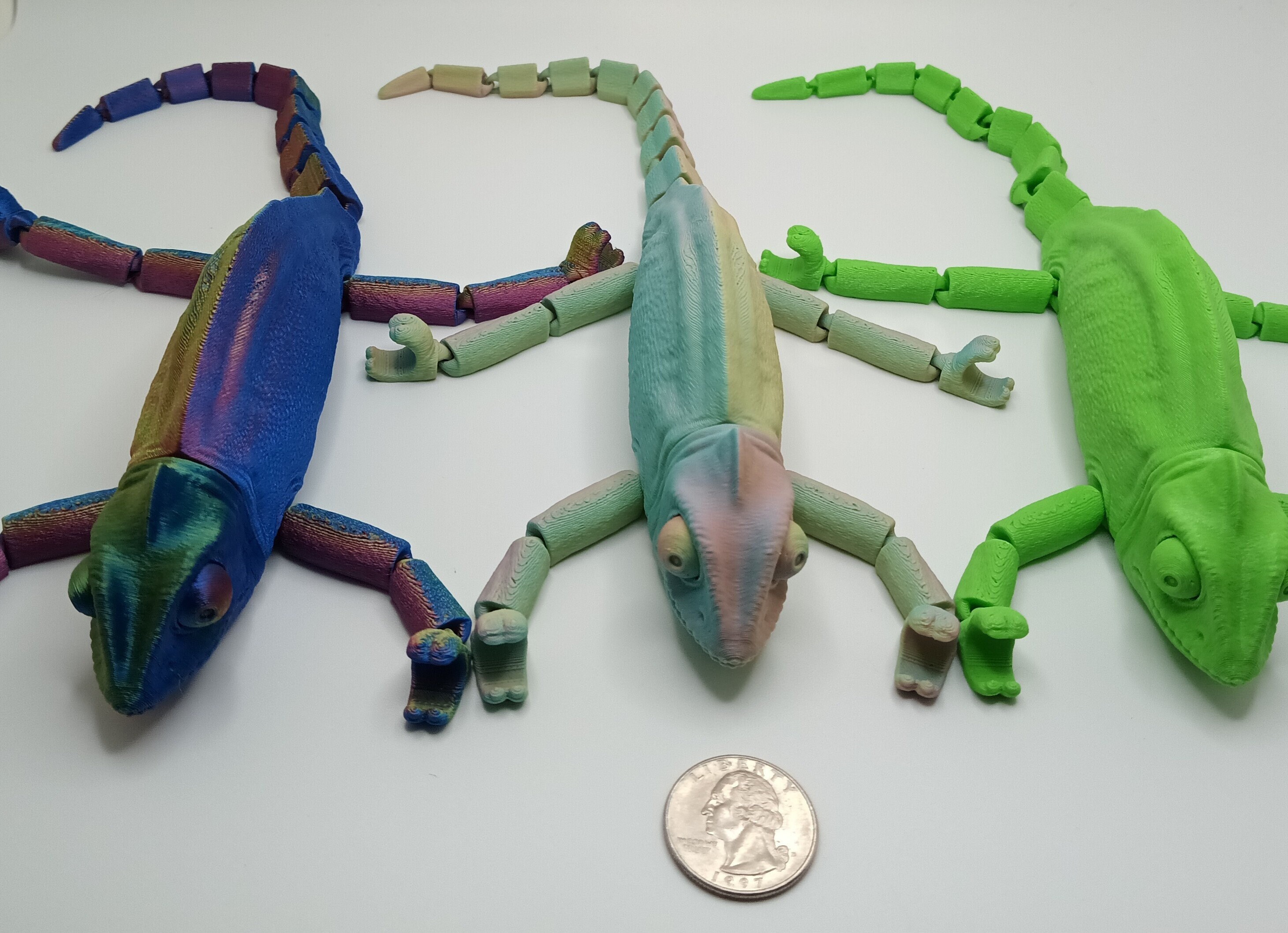 Chameleon Fidget Toy - Etsy