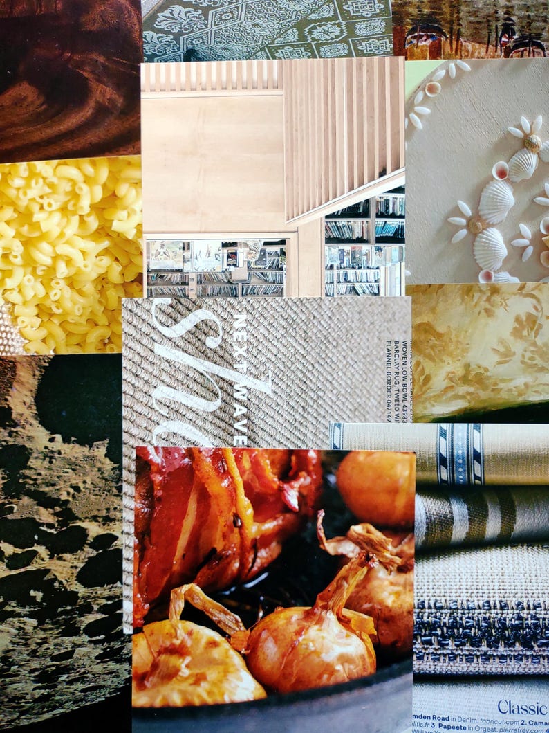 Neutral Color Palette Themed Magazine Clippings | 25+ Brown, Gray ...