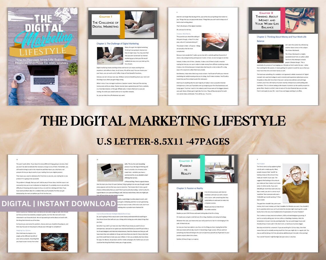 The Digital Marketing Lifestyle Guide, Business Marketing Templates ...