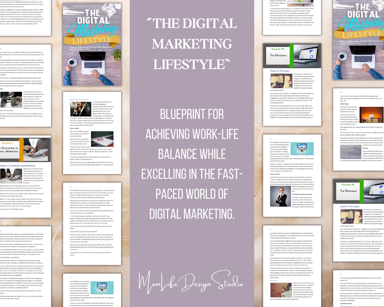 The Digital Marketing Lifestyle Guide, Business Marketing Templates ...