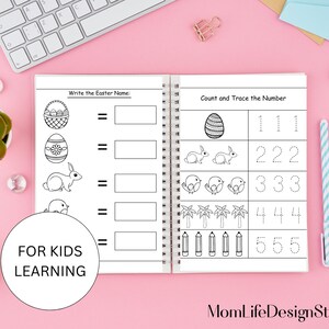 Count and Trace the Number, Printable Writing Practice, Tracing Numbers ...