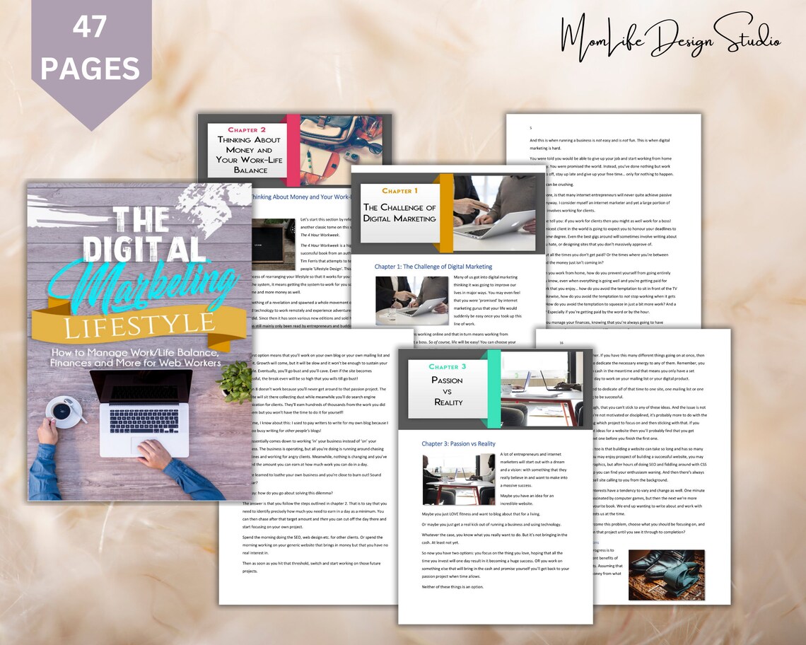 The Digital Marketing Lifestyle Guide, Business Marketing Templates ...