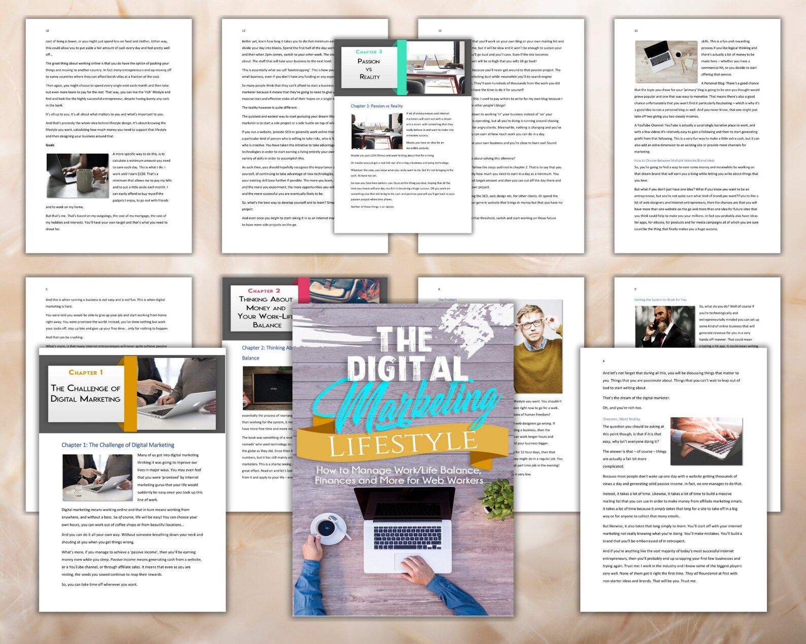 The Digital Marketing Lifestyle Guide, Business Marketing Templates ...